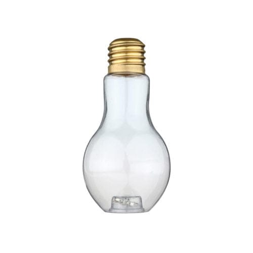 Plastic Light Bulb with LED Lights Base 400ml - Raw Essentials
